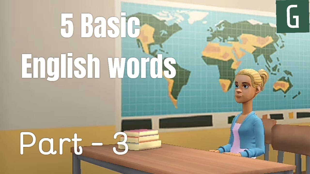 5 basic words | part-3 | Spoken English | Grow together - YouTube