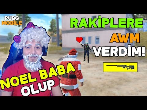 2020 ÖZEL! NOEL BABA OLUP RAKİPLERE SİLAH VERDİM! PUBG Mobile Komik Anlar