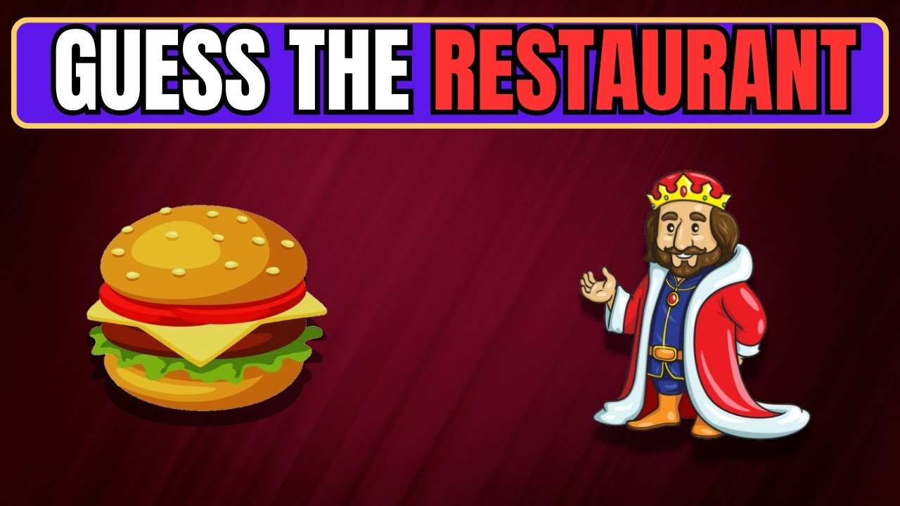 Guess The Restaurant Name By Emoji in 5 Seconds | #braingames - YouTube