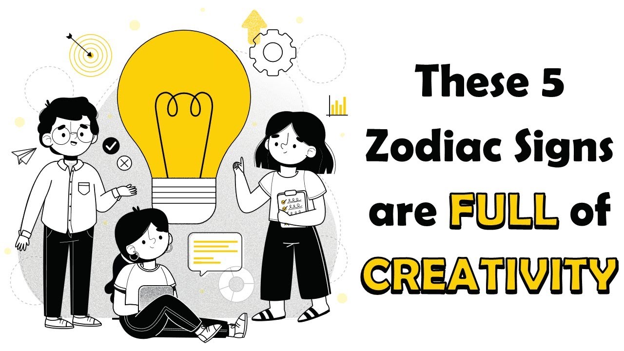 These 5 Zodiac Signs are FULL of CREATIVITY | Zodiac Talks - YouTube