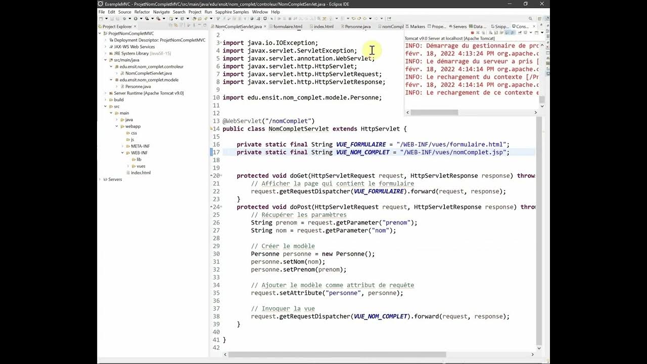 03_Application JEE Web MVC Partie 2 - YouTube