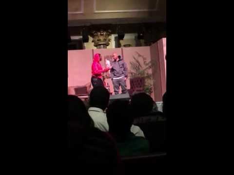 Scene from the play Bound & Gagged