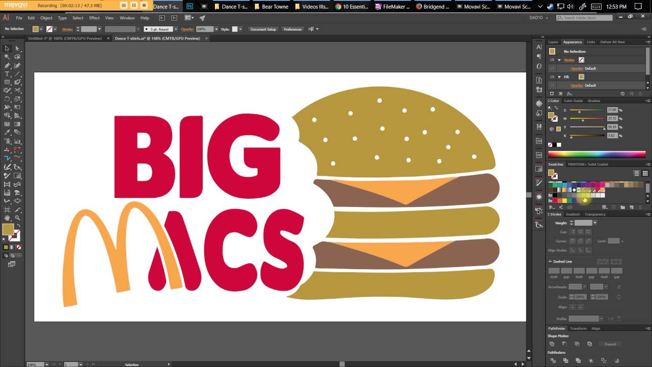 Adobe Illustrator - Live Color, Recolor Artwork for Spot colors - YouTube