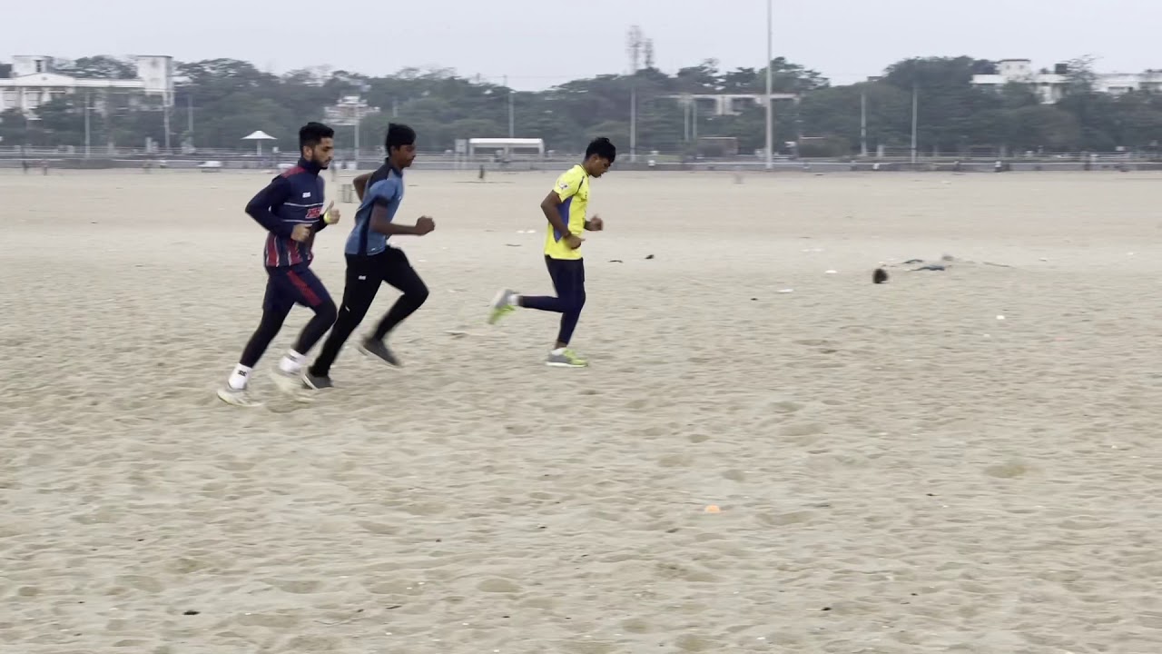 Prajan Kumar - Wicket Keeping Drills in Marina Beach - YouTube