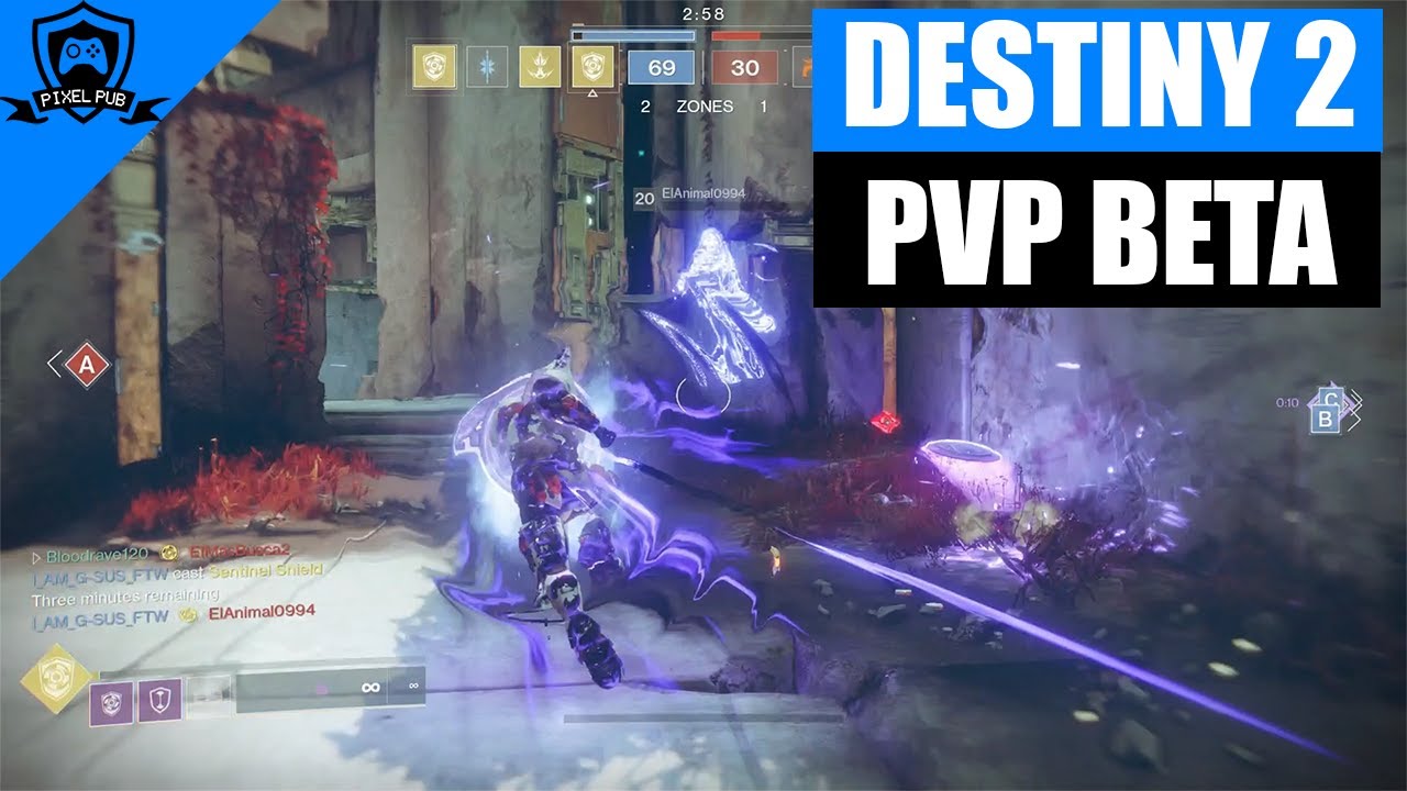 Destiny 2 - BETA GAMEPLAY - Sentinel Titan - Control - YouTube