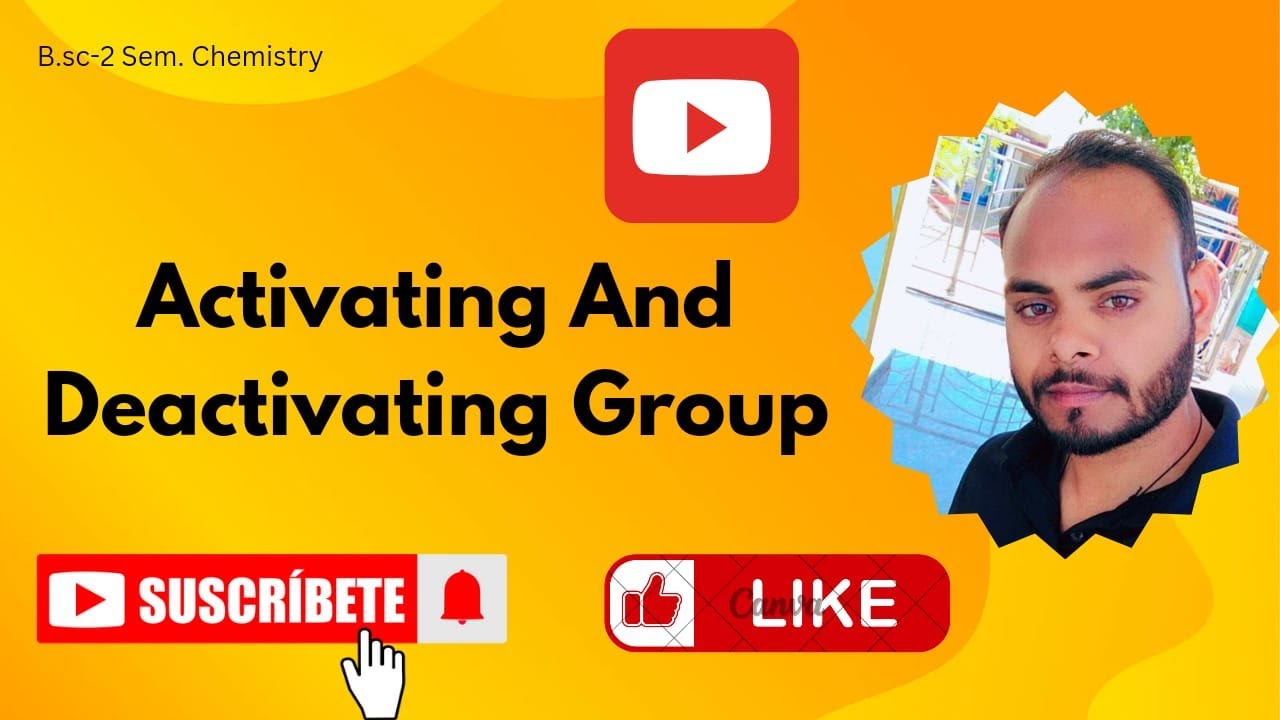 Activating & Deactivating Group and Their Directing Effect - YouTube