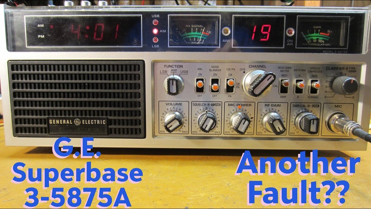 GE Superbase Model 3-5875A Another Fault?? - YouTube