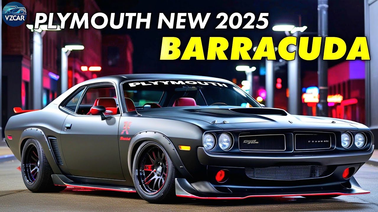 Finally! The NEW 2025 Plymouth Barracuda Model Introduced - FIRST LOOK ...