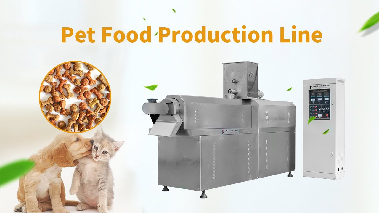 How to make pet food|dog food machine pet food production line - YouTube