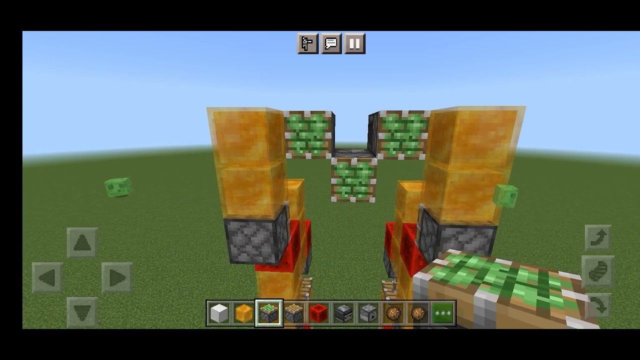 cara membuat robot gergasi bisa jalan guna block madu di minecraft ...