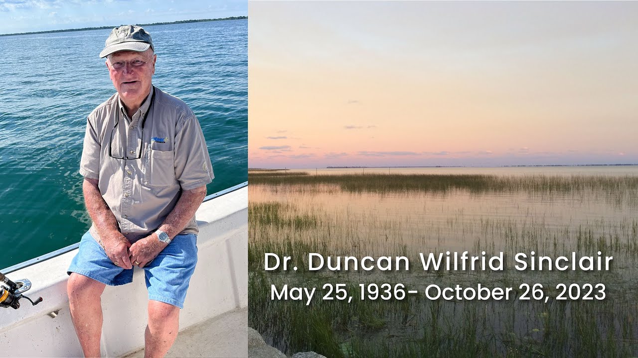 Dr. Duncan Wilfrid Sinclair Funeral Service - YouTube