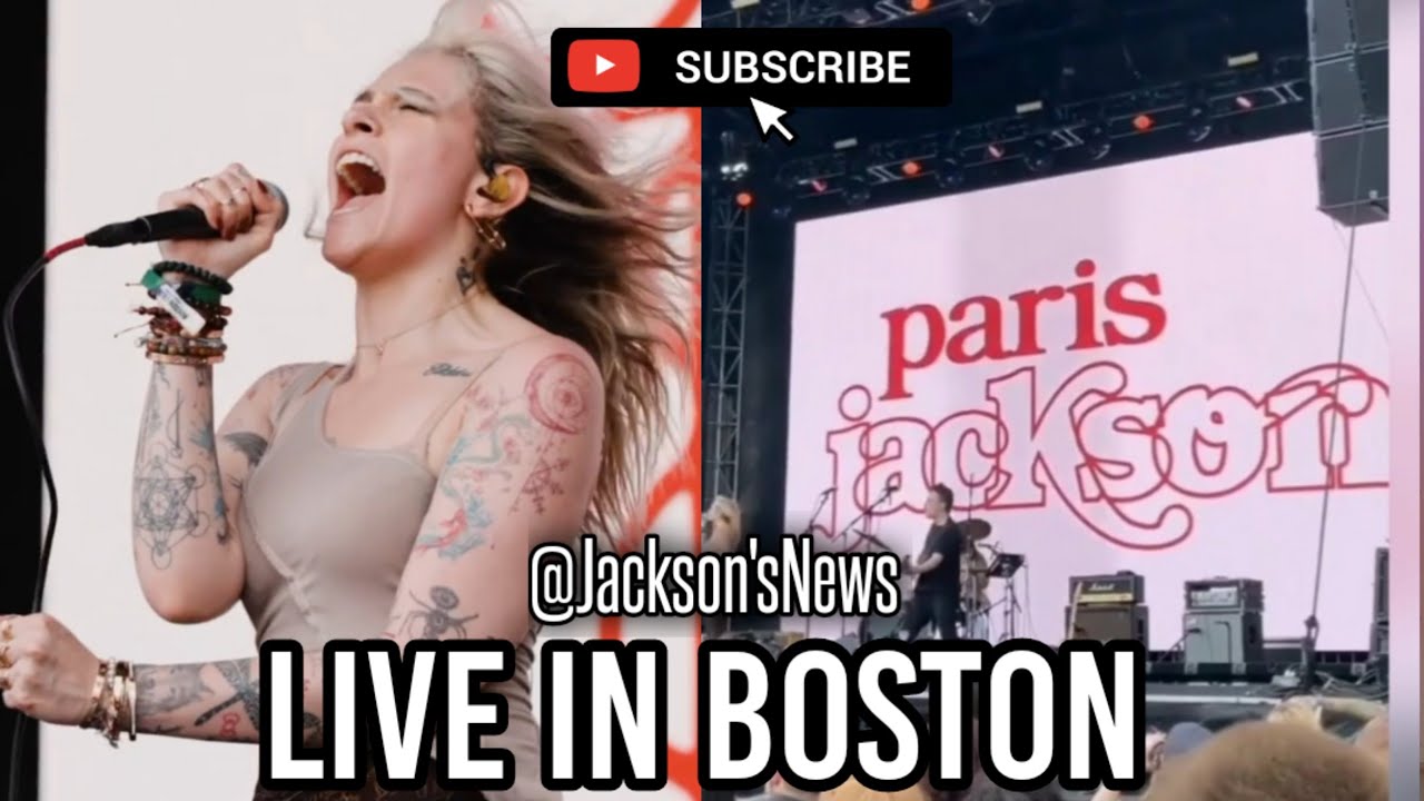 3/3 Paris Jackson live concert 🤘🏻 , video from the audience in Boston ...