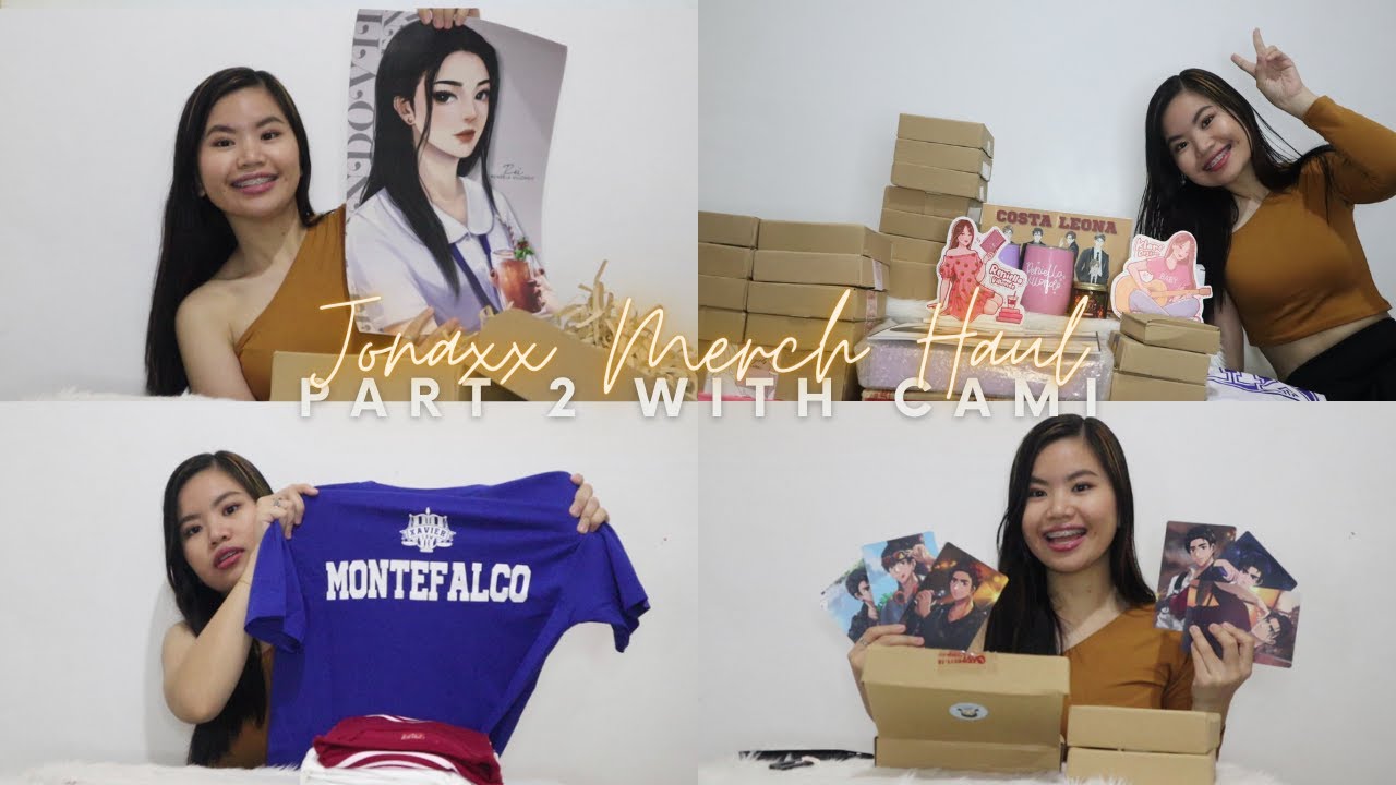 MASSIVE JONAXX MERCH HAUL PART 2 | CAMI PADILLA - YouTube