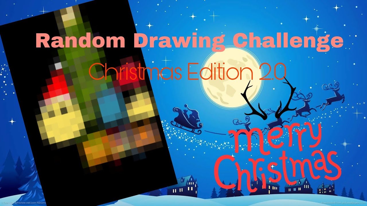 Random Drawing Challenge Folge 19 ~ Christmas Edition 2.0 - YouTube