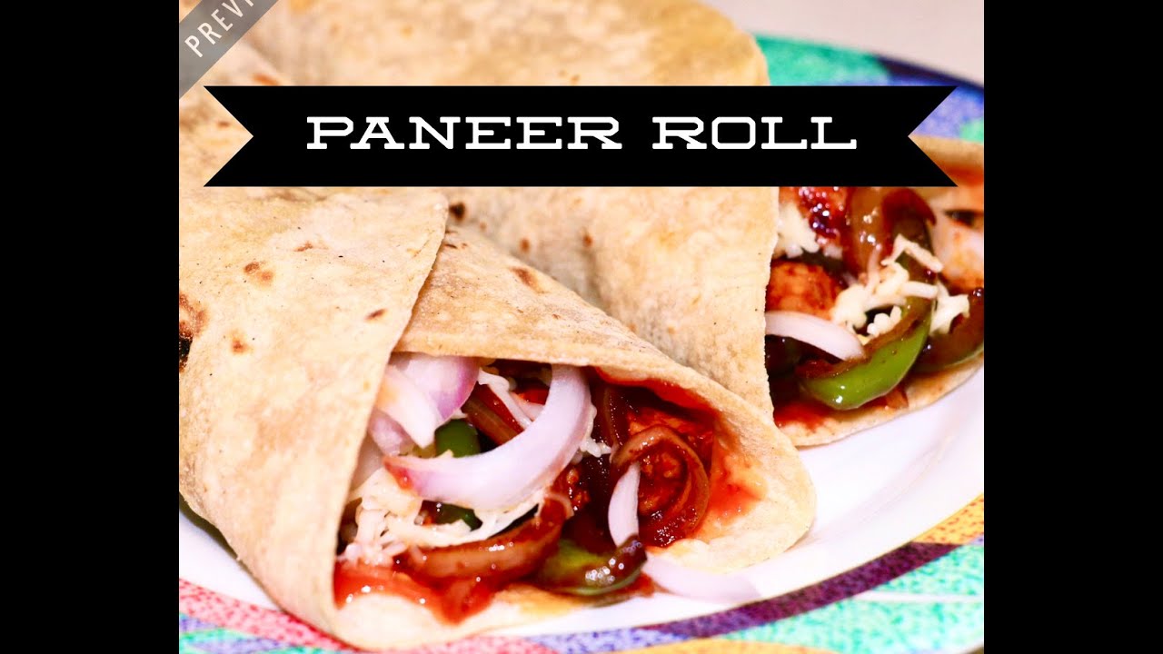 Paneer frankie recipe - YouTube