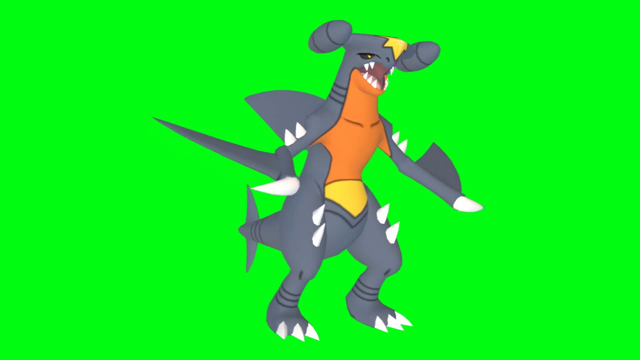 Garchomp 2 animated left pokemon chroma - YouTube