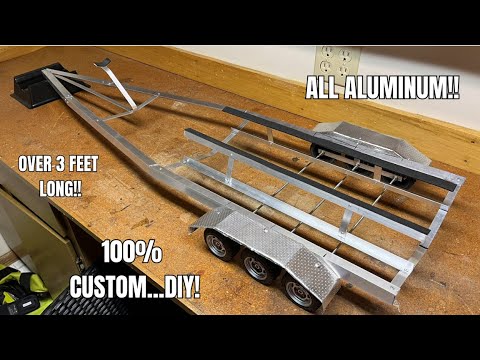 Building A Triple Axle RC Boat Trailer From Scratch (CHEAPER THAN ...