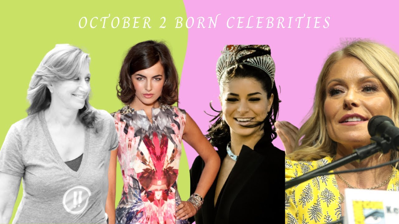 October 2 Born Celebrities : Kelly Ripa, Rima Fakihi, Donna Karan ...