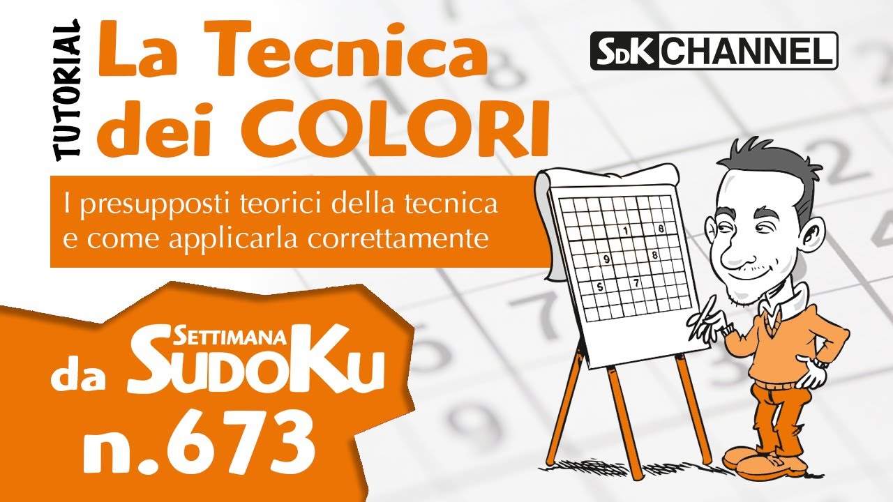 TUTORIAL - Tecnica dei Colori (Sudoku n.20 di Settimana Sudoku 673 ...