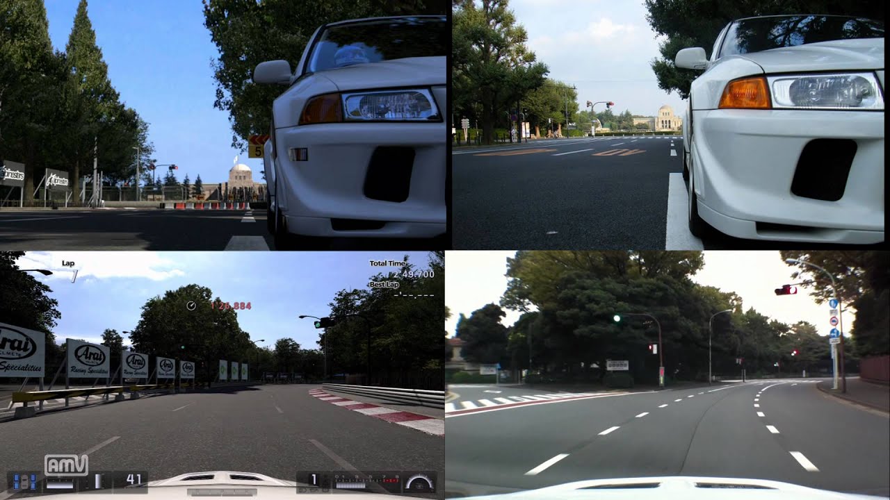 Gran Turismo 5 vs Real Tokyo Route 246 - YouTube