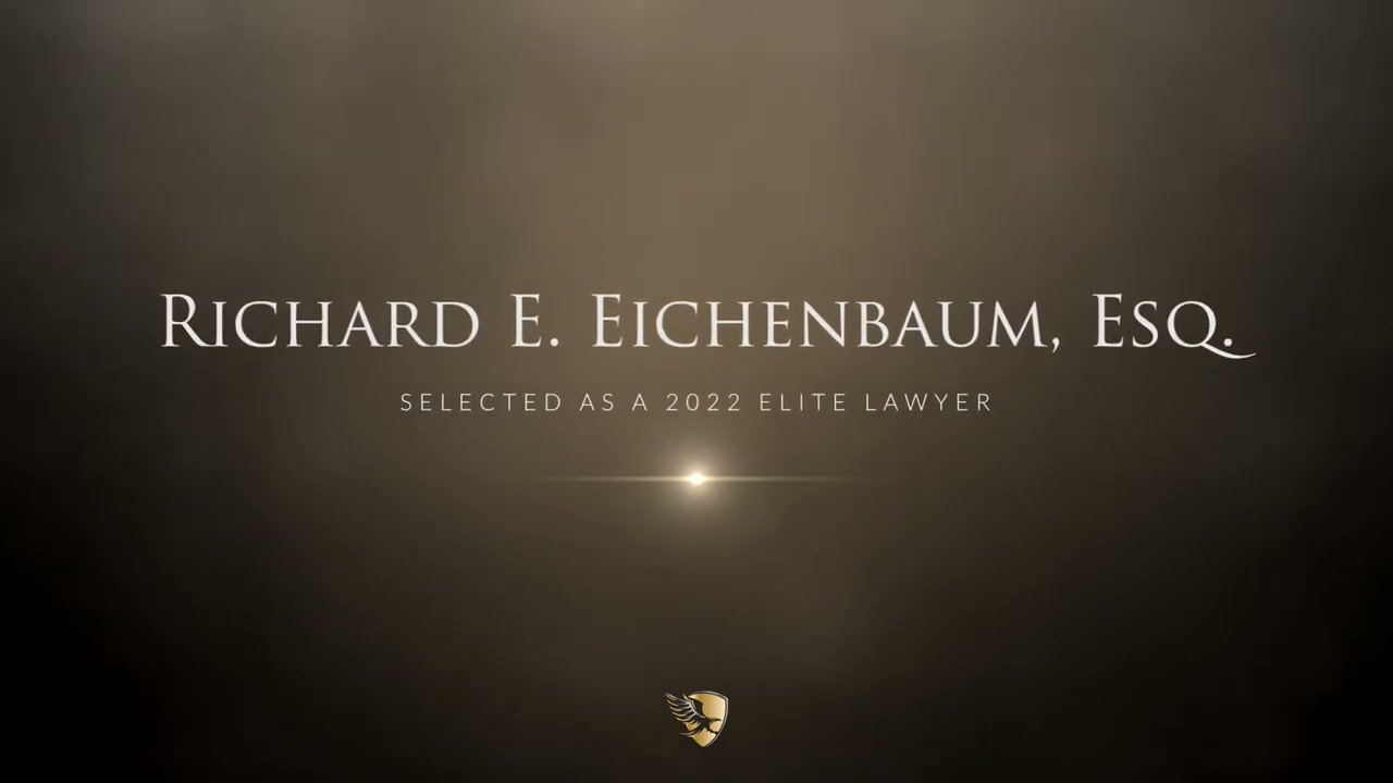 Richard E. Eichenbaum Named a 2023 Elite Lawyer - YouTube