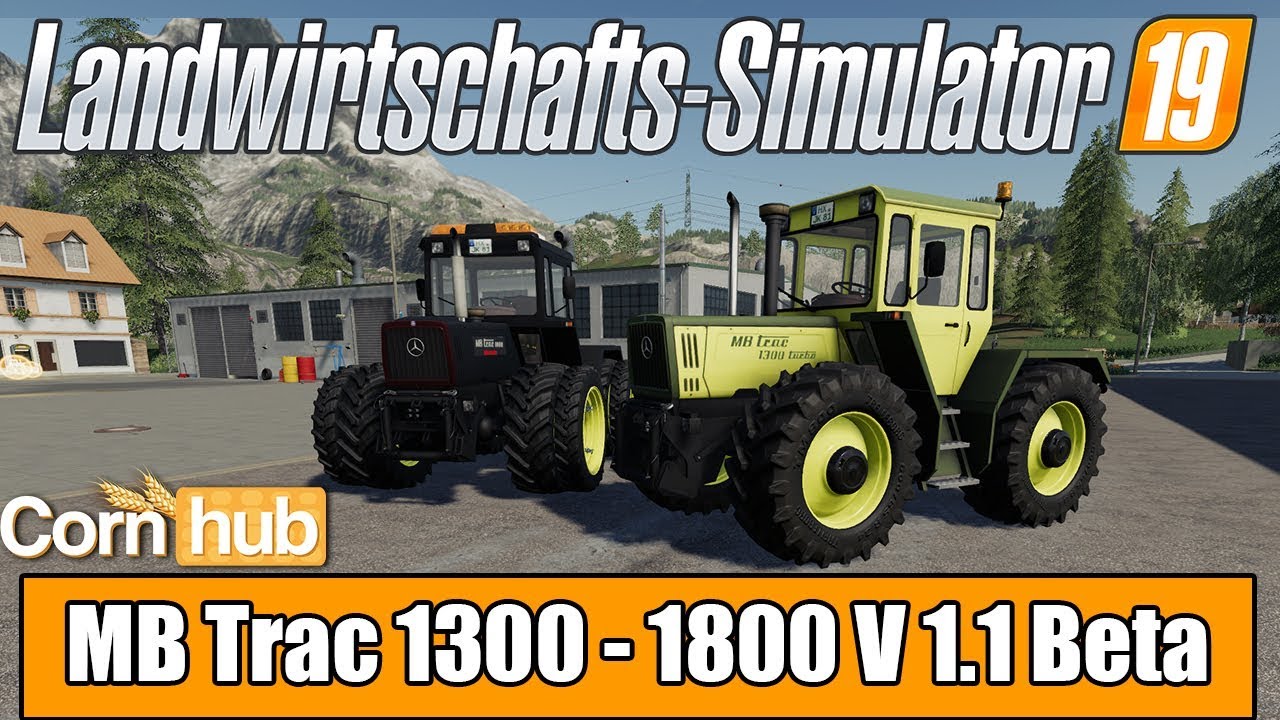 LS19 Modvorstellung - MB Trac 1300 - 1800 V 1.1 Beta by PFB - Farming ...