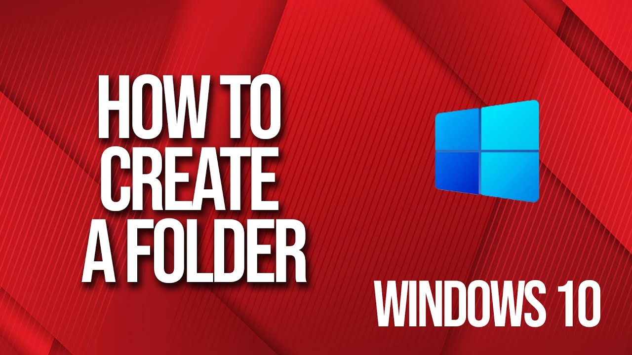 How To Create A Folder In Windows 10 YouTube How To Create A Folder In Windows 10 YouTube