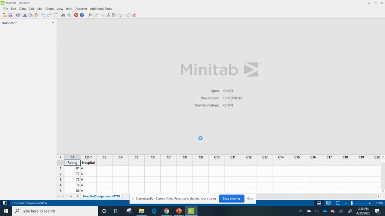 Descriptive Statistics In Minitab YouTube Descriptive Statistics In Minitab YouTube