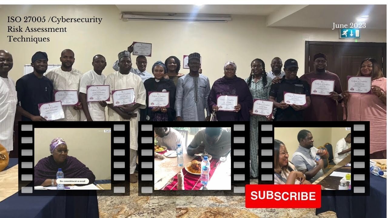 NDIC ISO 27005 TRAINING JOURNEY WITH TRAINING HEIGHTS - YouTube