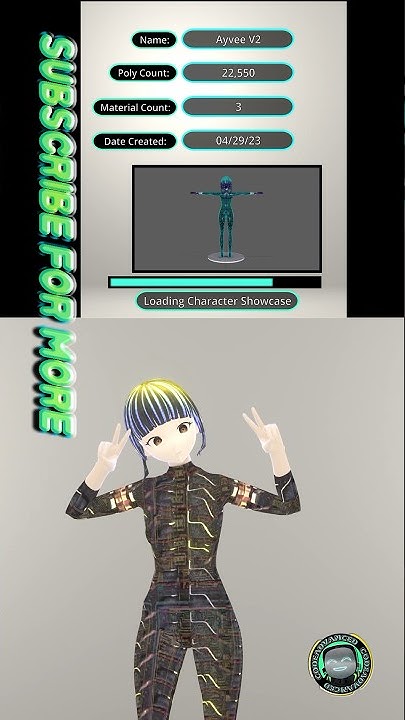 Ayvee V2 VRChat Character Showcase. #vrchat #vtuber #shorts - YouTube