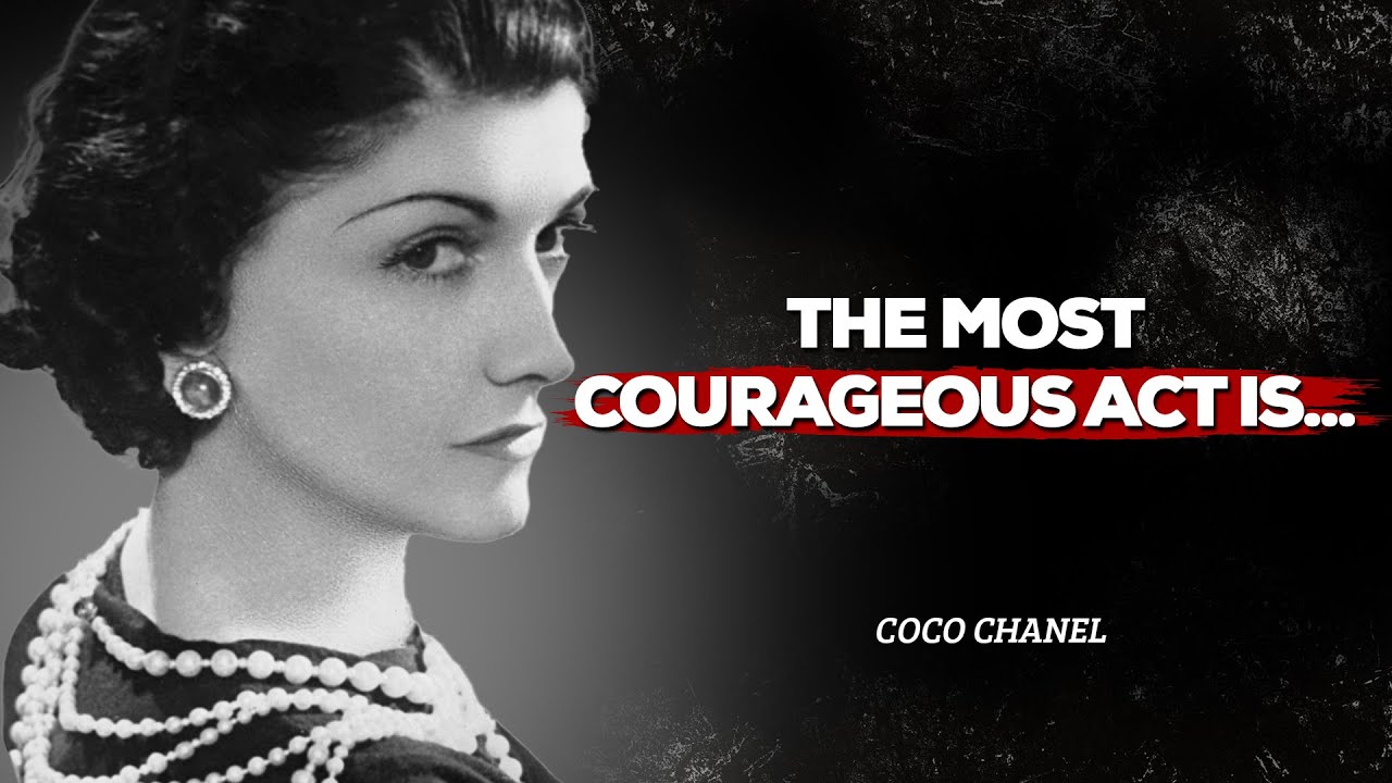 Chic Wisdom: Inspiring Quotes by Coco Chanel - YouTube