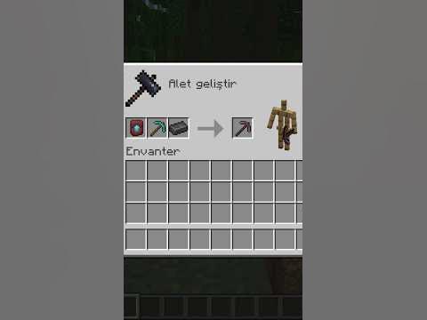 Minecraft Netherite Kazma Nasıl Yapılır - YouTube