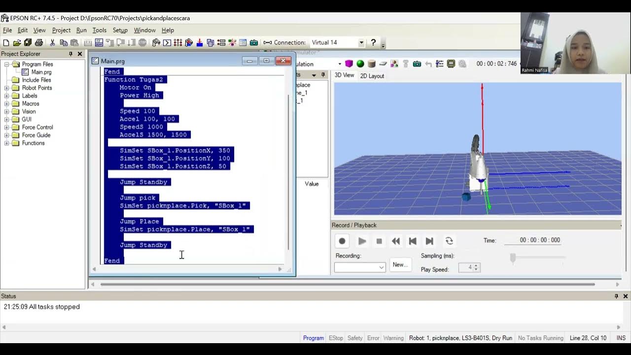 Pick and Place (Robot SCARA) - YouTube