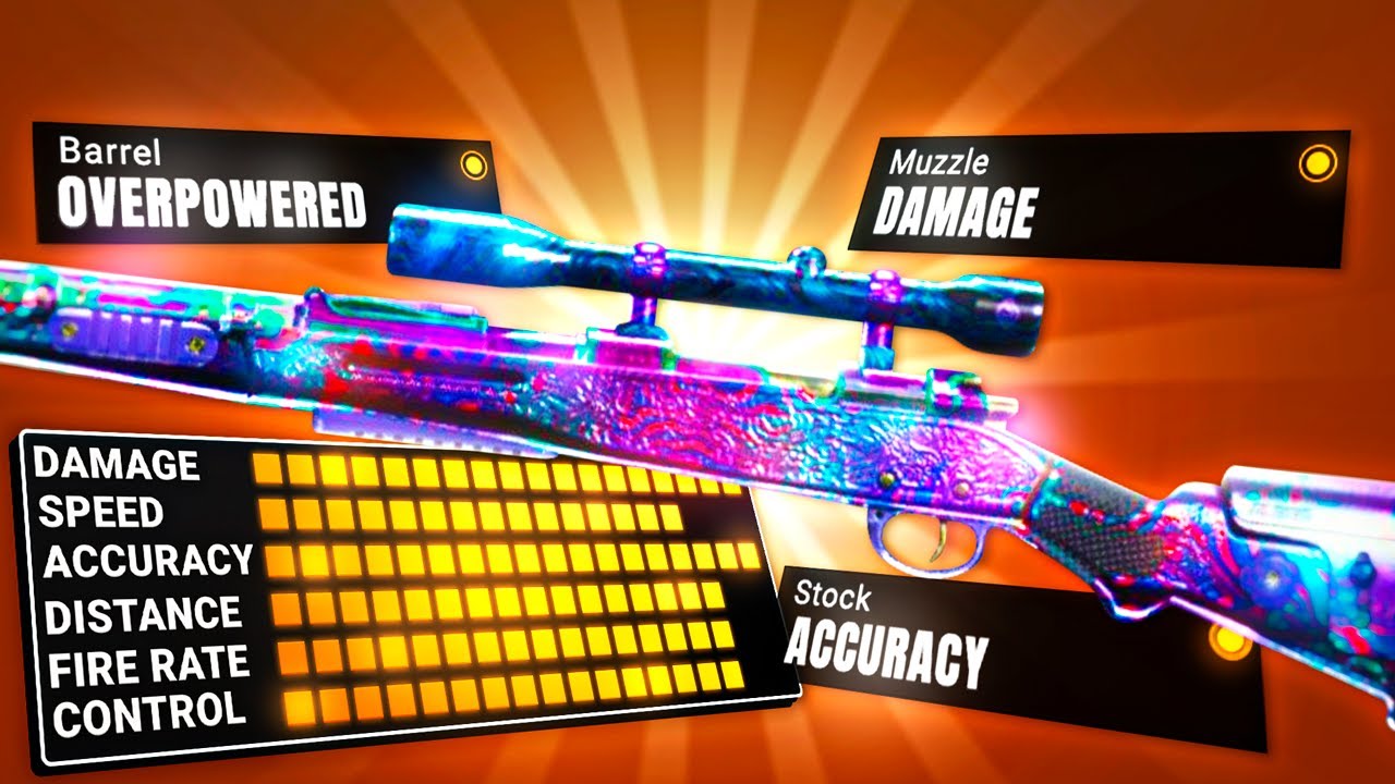 The NEW *ONE SHOT* Kar98 Class Setup in Warzone! (Best Warzone Sniper ...