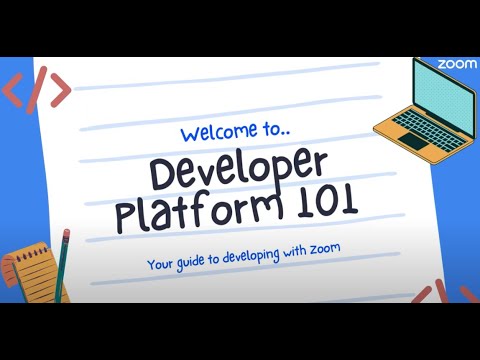 Zoom Developer Platform 101: Zoom Video SDK - YouTube