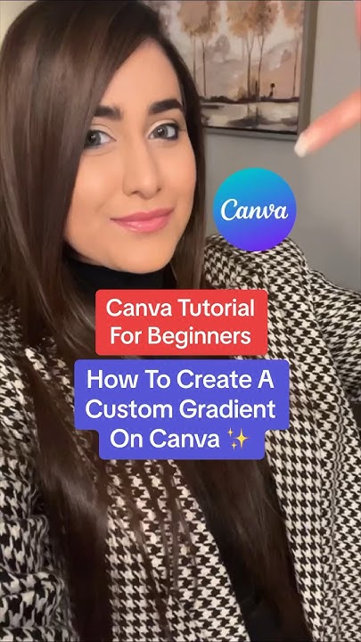How To Create A Custom Gradient On Canva #shorts - YouTube