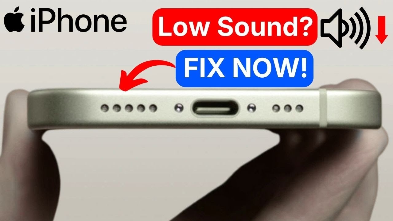 iPhone Speaker Not Loud | Low Sound Problem iPhone | Sound Not Working ...