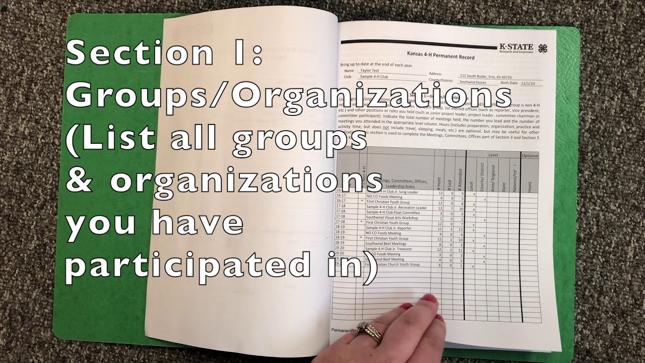 MIG Record Book Process - YouTube