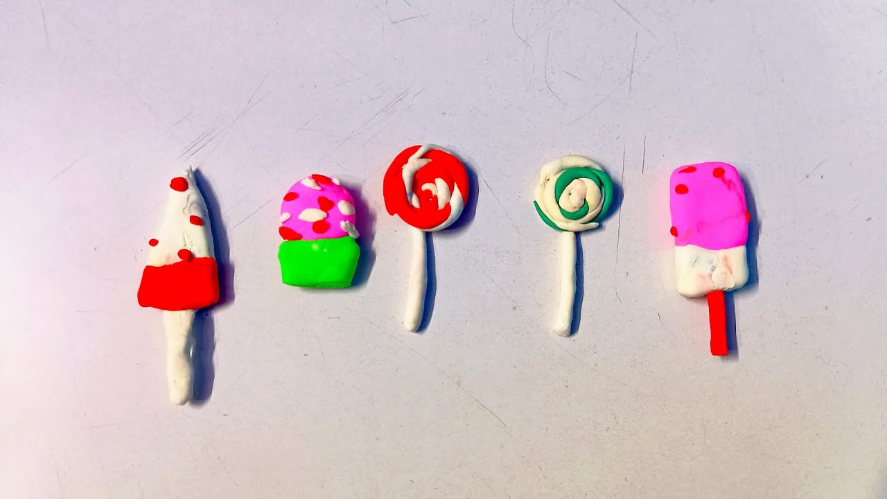 How to Make Clay Ice Cream | DIY Clay Ice Cream | Amazing Crafts And ...