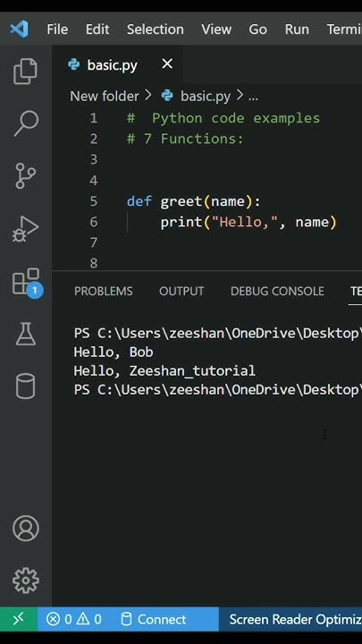 Function In Pythonprogramming Python Education Sort Sortspythontutorialcoding Youtube
