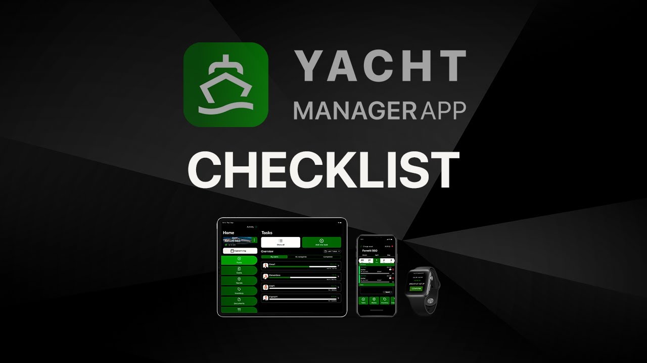 Yacht Manager App: Checklist Module - YouTube