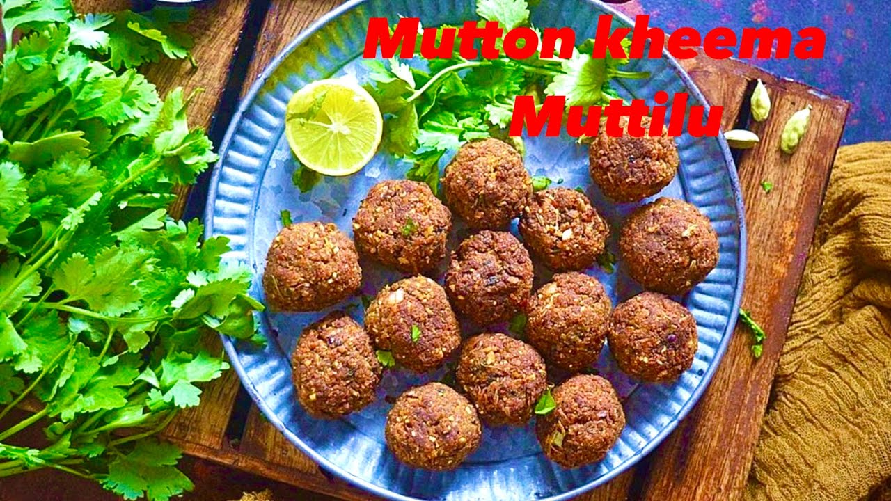 MUTTON KHEEMA MUTTILU| mutton kheema balls|kaima muttilu|kheema recipes ...