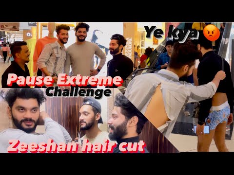 Pause Challenge Extreme 😤 | Happy Diwali | Mall Me Maze | Fokats | Abresh & Zeeshan
