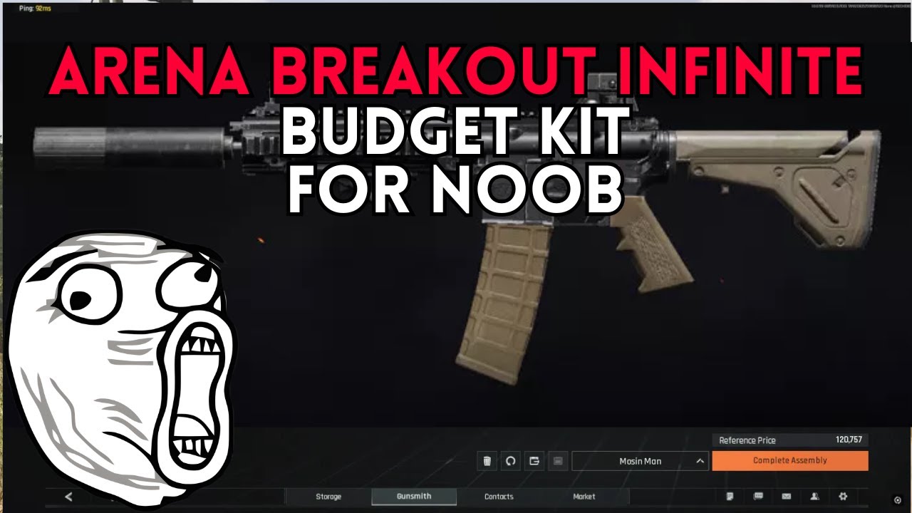 ARENA BREAKOUT - BUDGET KIT SNIPER RIFLE - EASY KOEN - YouTube