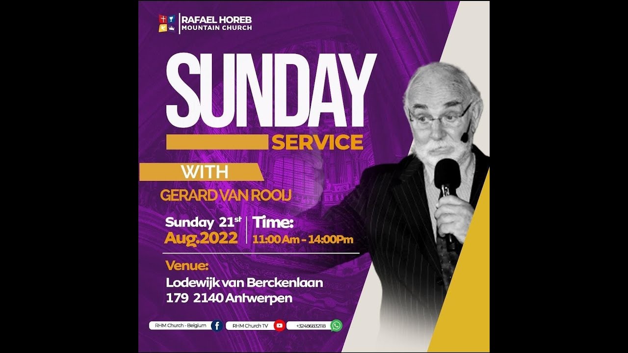 Sunday service with Gerard van Rooij - YouTube