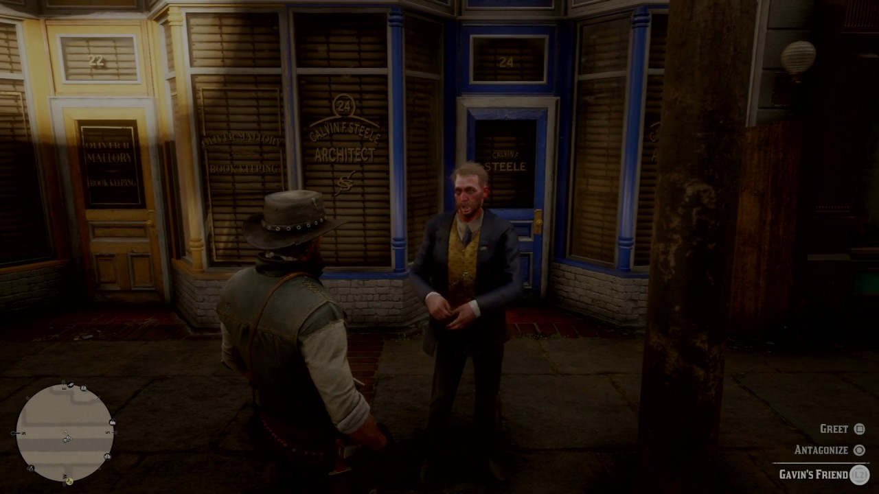 Red Dead Redemption 2 - Gavin's Friend Final Meeting - YouTube