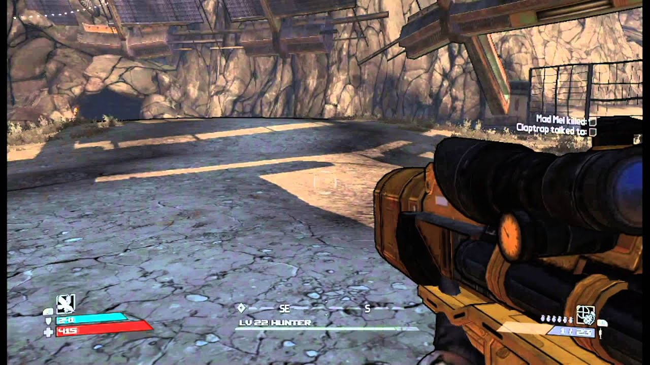 Borderlands Road Warrior Challenge Kill Mad Mel (Mordecai) - YouTube