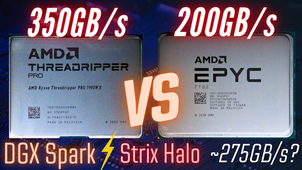 EPYC vs Threadripper Local Ai Benchmarks on Ollama - YouTube