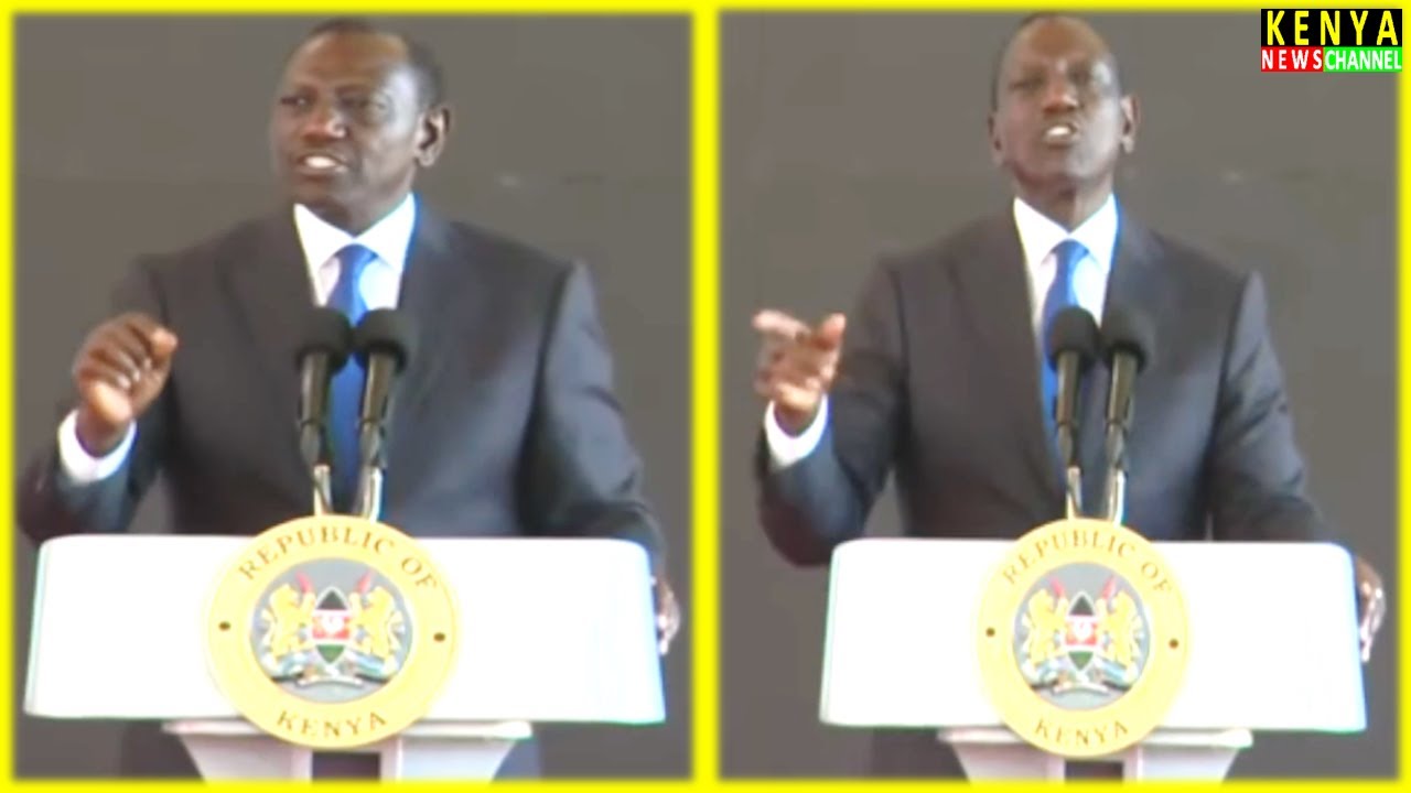 Ruto ANGRY speech today at State House during Launch of Medium Term ...