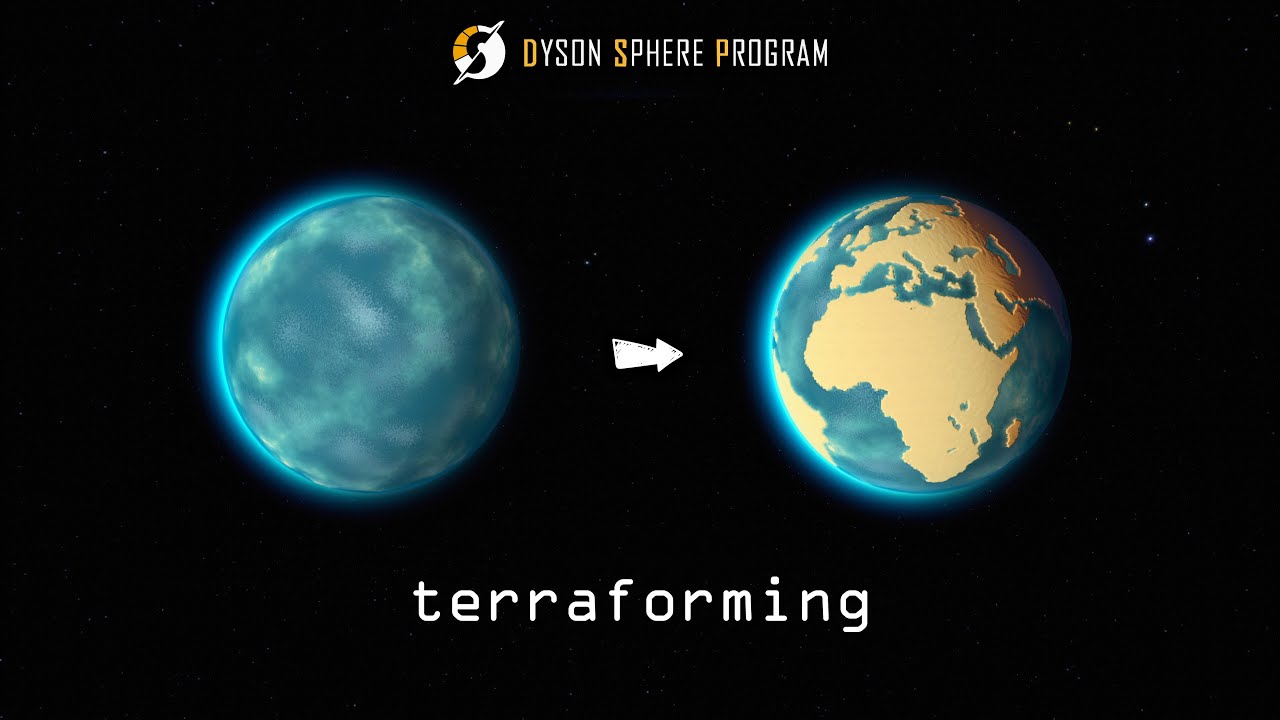 Water-world Terraformed in Dyson Sphere Program (Timelapse) - YouTube